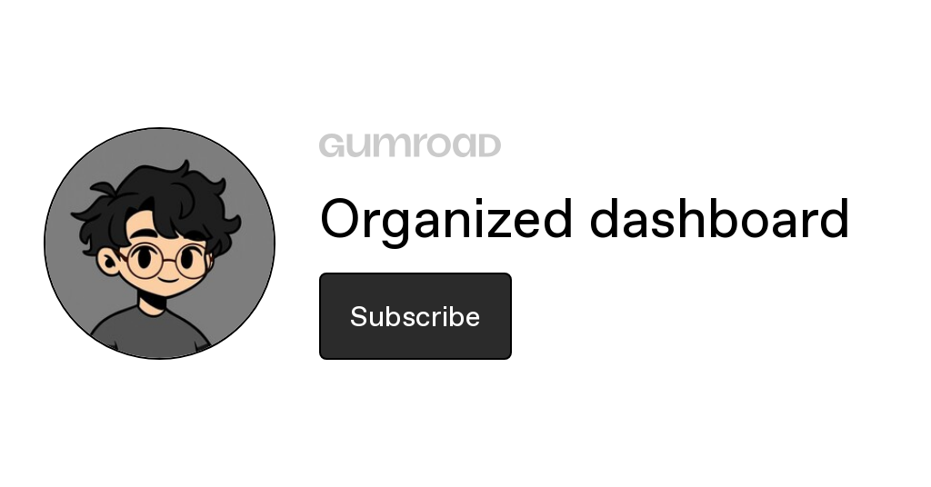 Organized dashboard