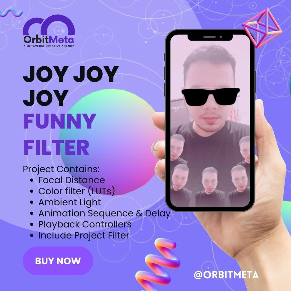 Joy Joy Funny Filter | Spark AR | Instagram Filters | Augmented Reality