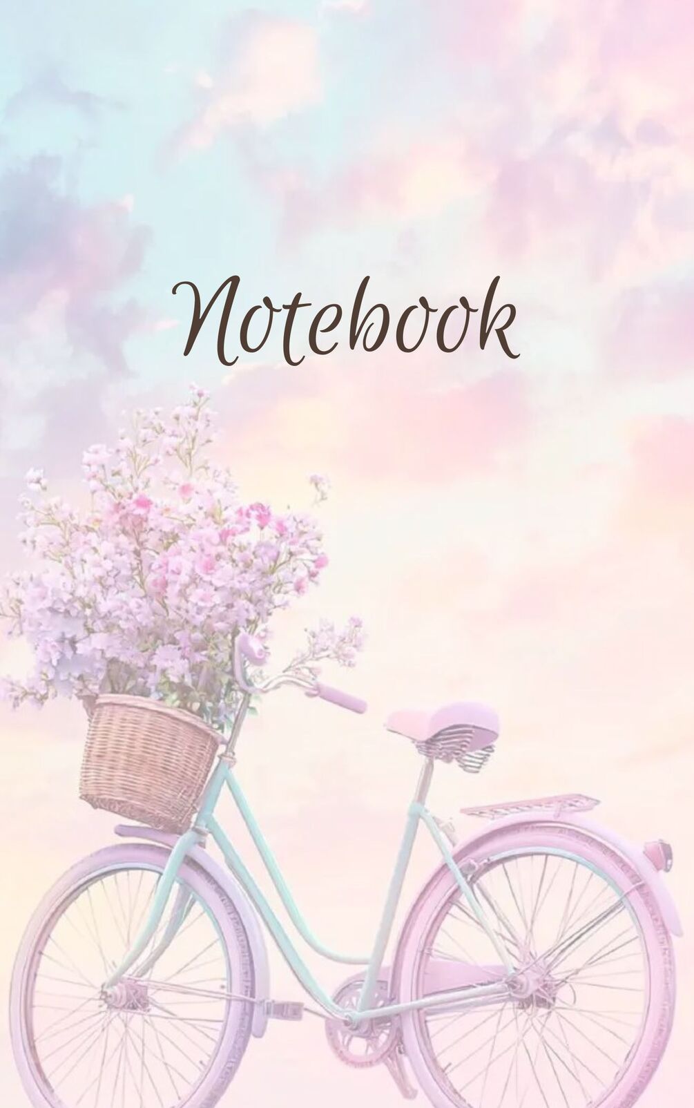 Purple Blooms Digital Notebook – A Floral Journey in Every Page