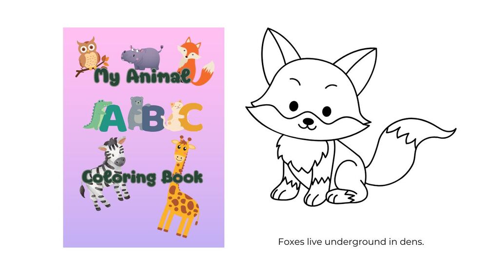 My Animal ABC Coloring Book | Fun Printable Activity