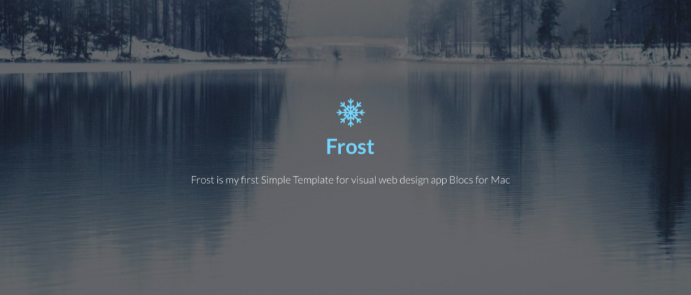 Frost Template for Blocs 3