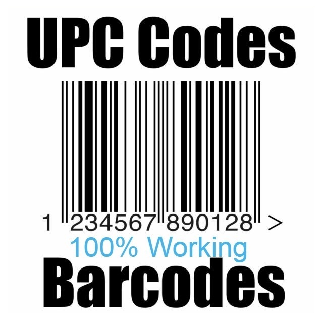 100 UPC EAN Codes For Amazon