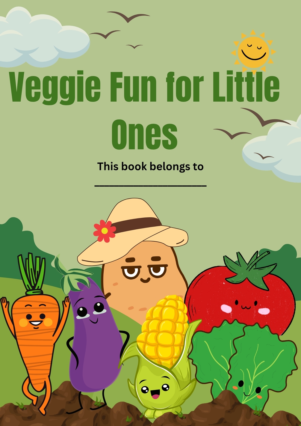 Veggie Fun Activity Book for Kids