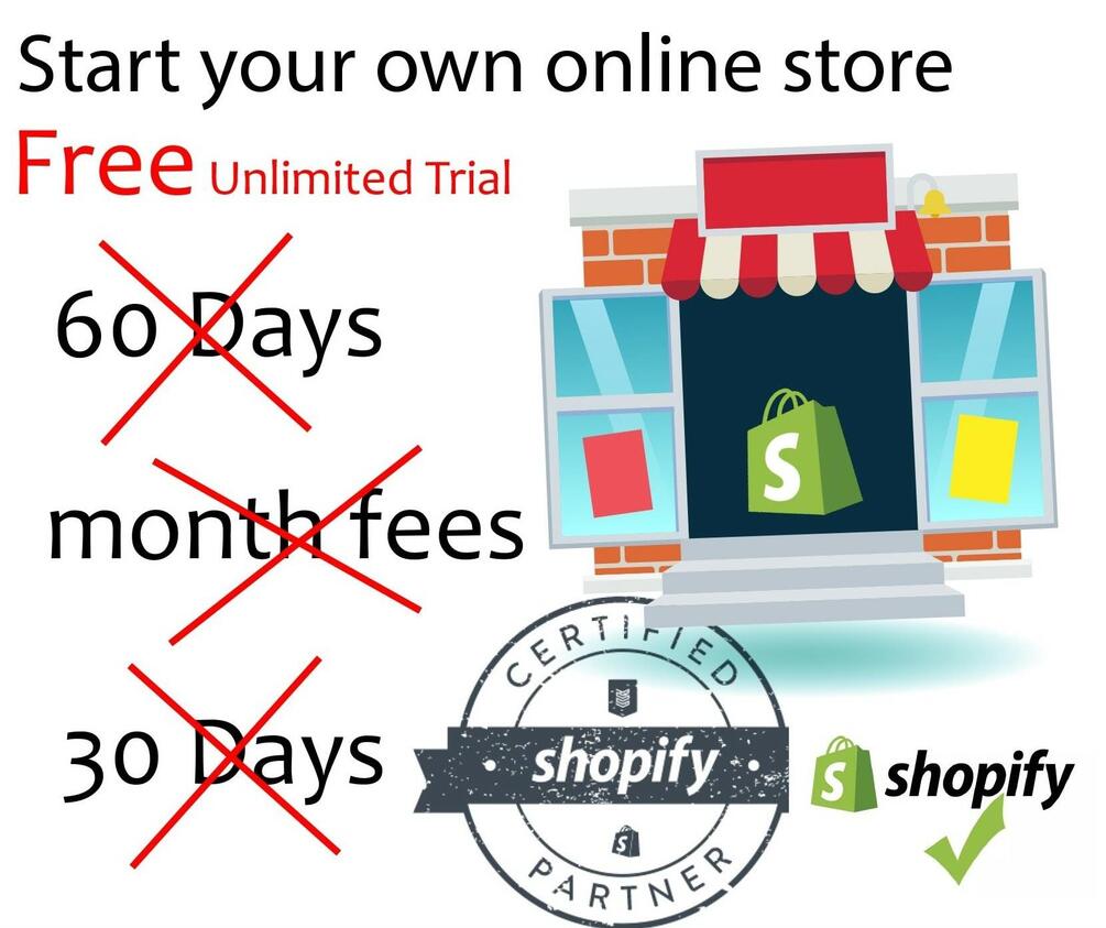 I will provide you a shopify store with unlimited trial lifetime