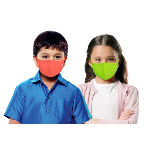 KIDS KNITTED FLEXIBLE FACE MASK - COLOUR