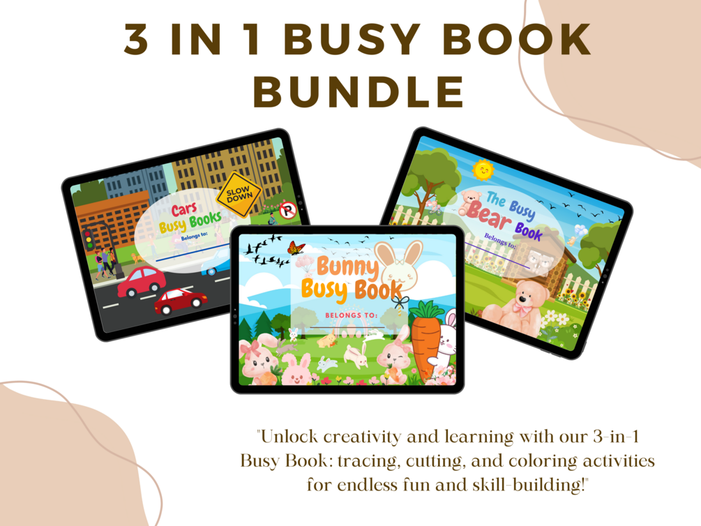 3 in 1 BUSY BOOK BUNDLE