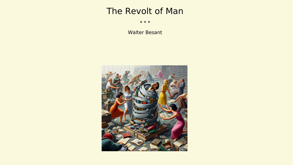 The Revolt of Man