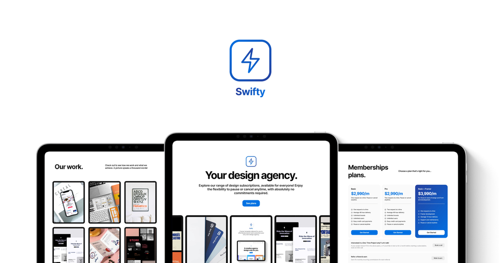 Swifty - Agency Framer template