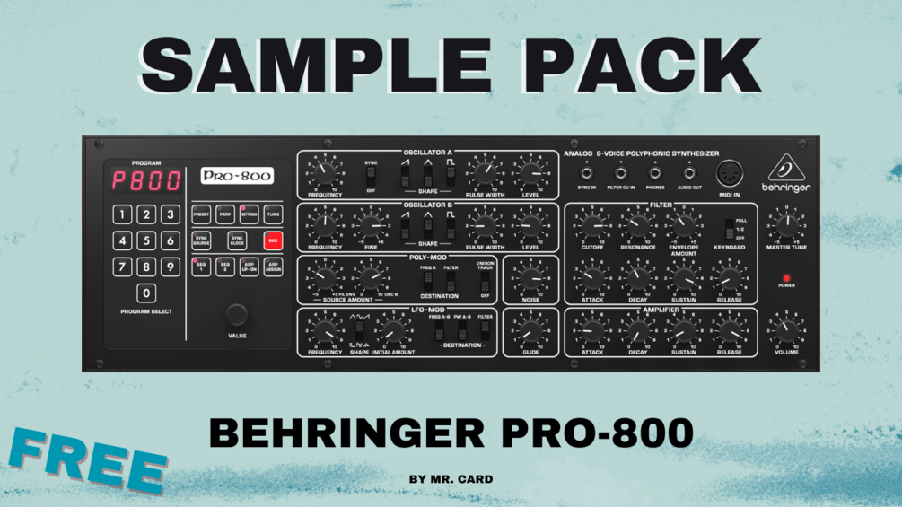 Behringer Pro-800 [Sample Pack] (FREE)
