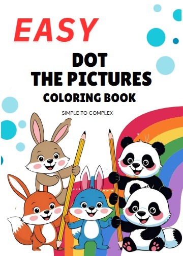 Dot Lining & Coloring Book