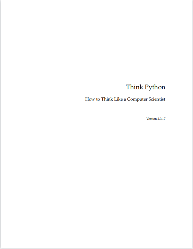 ThinkPython