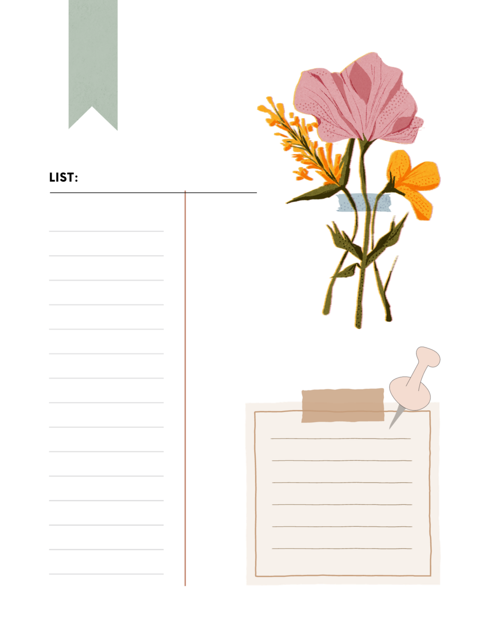 Goodnotes Note or Planner Template