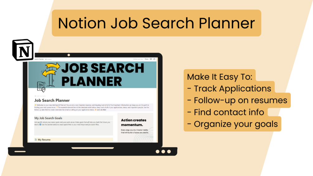 Notion Job Search Planner Template