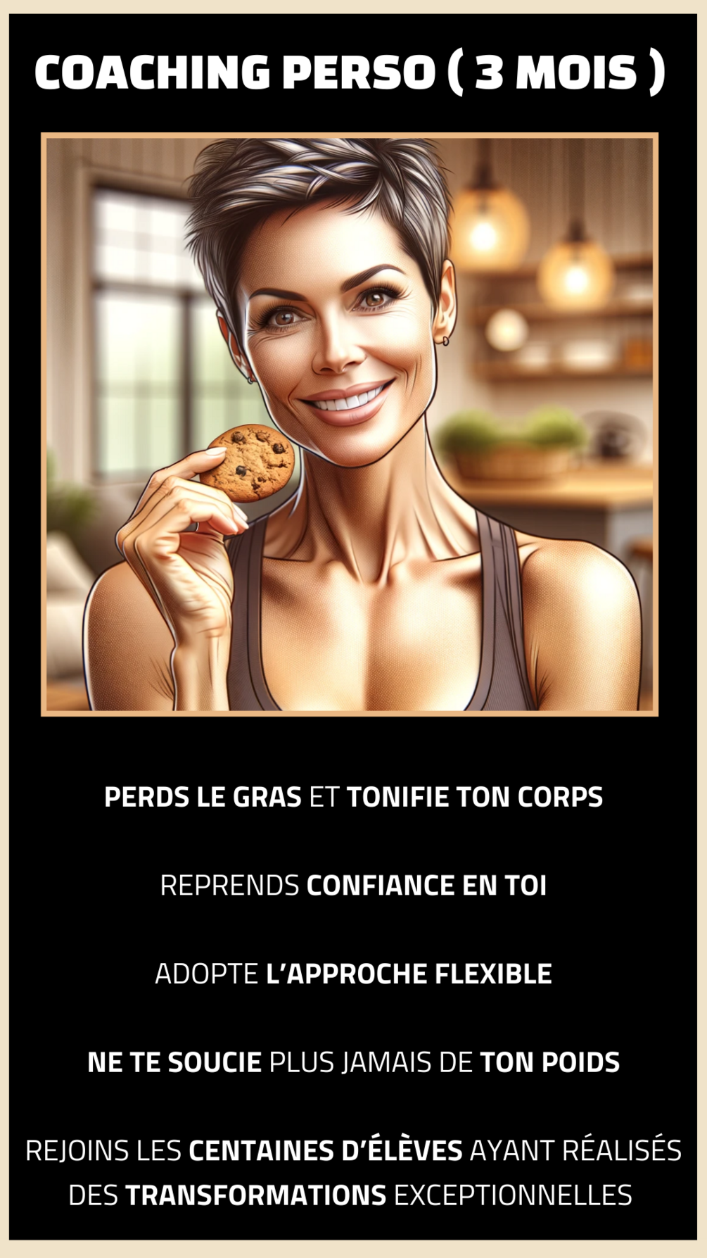 TRANSFORME TOI AVEC MON APPROCHE FLEXIBLE ( COACHING PERSO DE 3 MOIS )