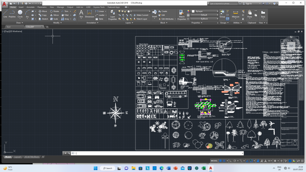 AUTOCAD HOUSE PLAN ITEMS