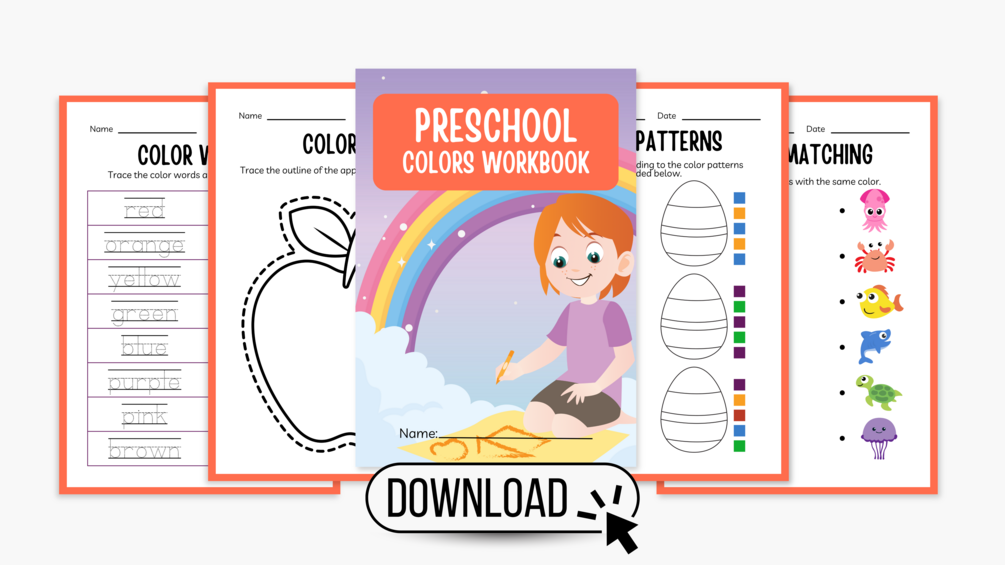 Kids Colors Workbook