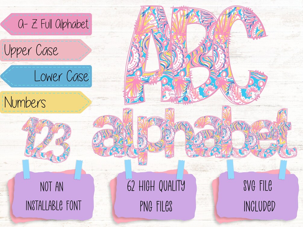 Doodle Font Bundle Lilly Inspired