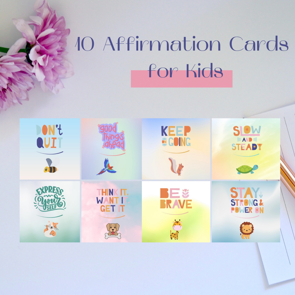 Affirmation Cards for Kids, Affirmation Cards Printable, Affirmation ...