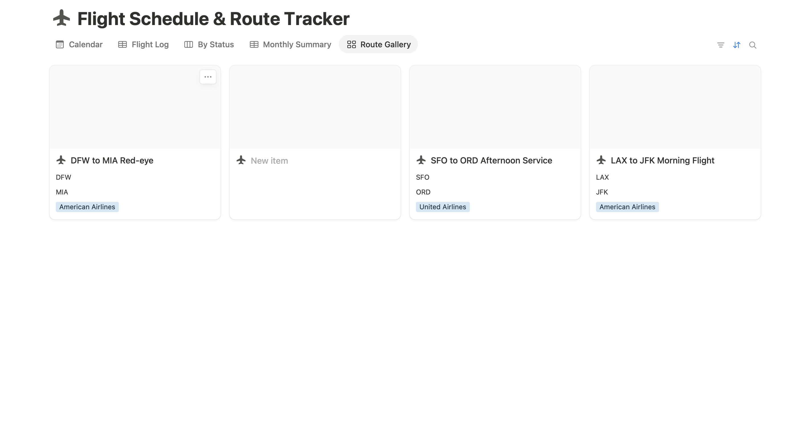 Flight & Layover Organizer