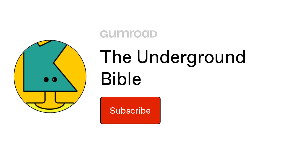 The Underground Bible