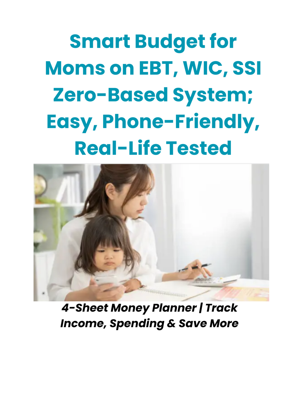 💛 Budget Made Simple for Single Moms on Government Aid EBT • WIC • SSI ...