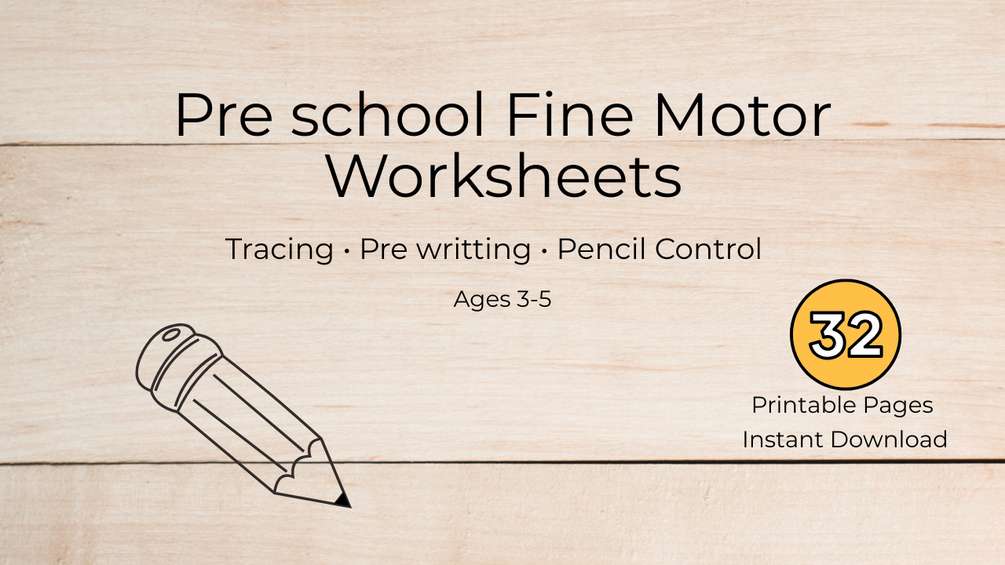 Preschool Tracing Worksheets PDF | Line, Shape & Pre-Writing Practice ...