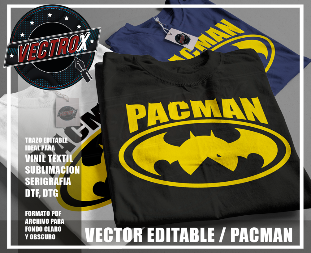 Vector Editable - Pacman