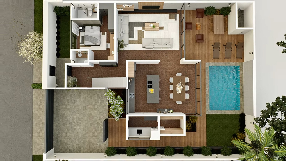 House 15mx20m