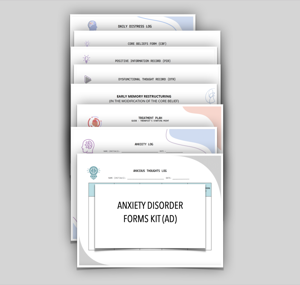 Anxiety Disorder (AD) Forms Kit