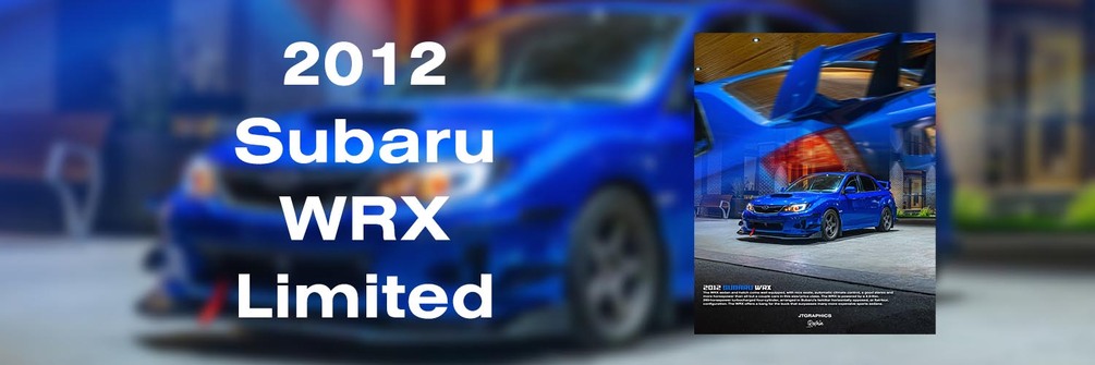 Digital 2012 Subaru WRX Print