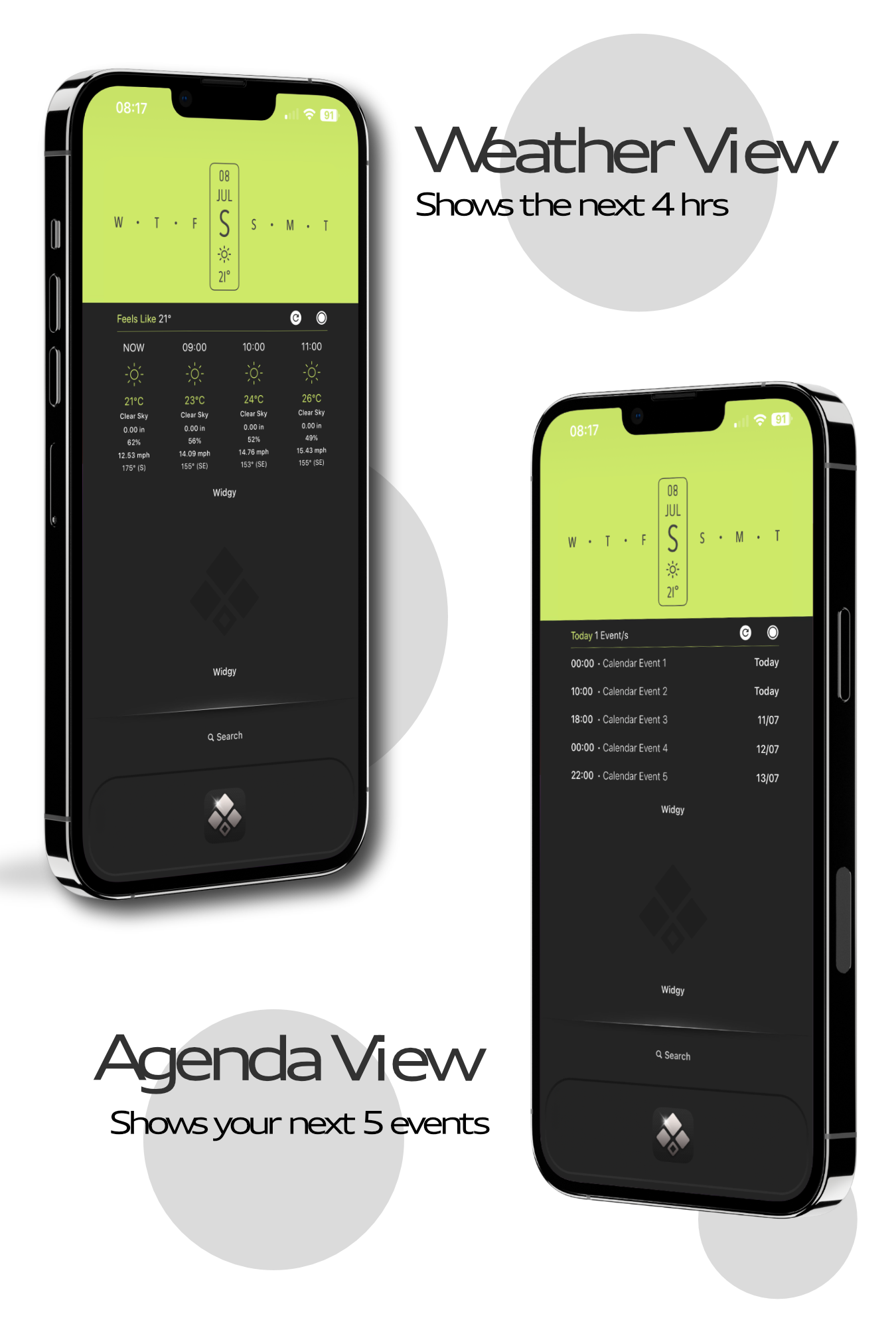 DualColour Widgy Widget