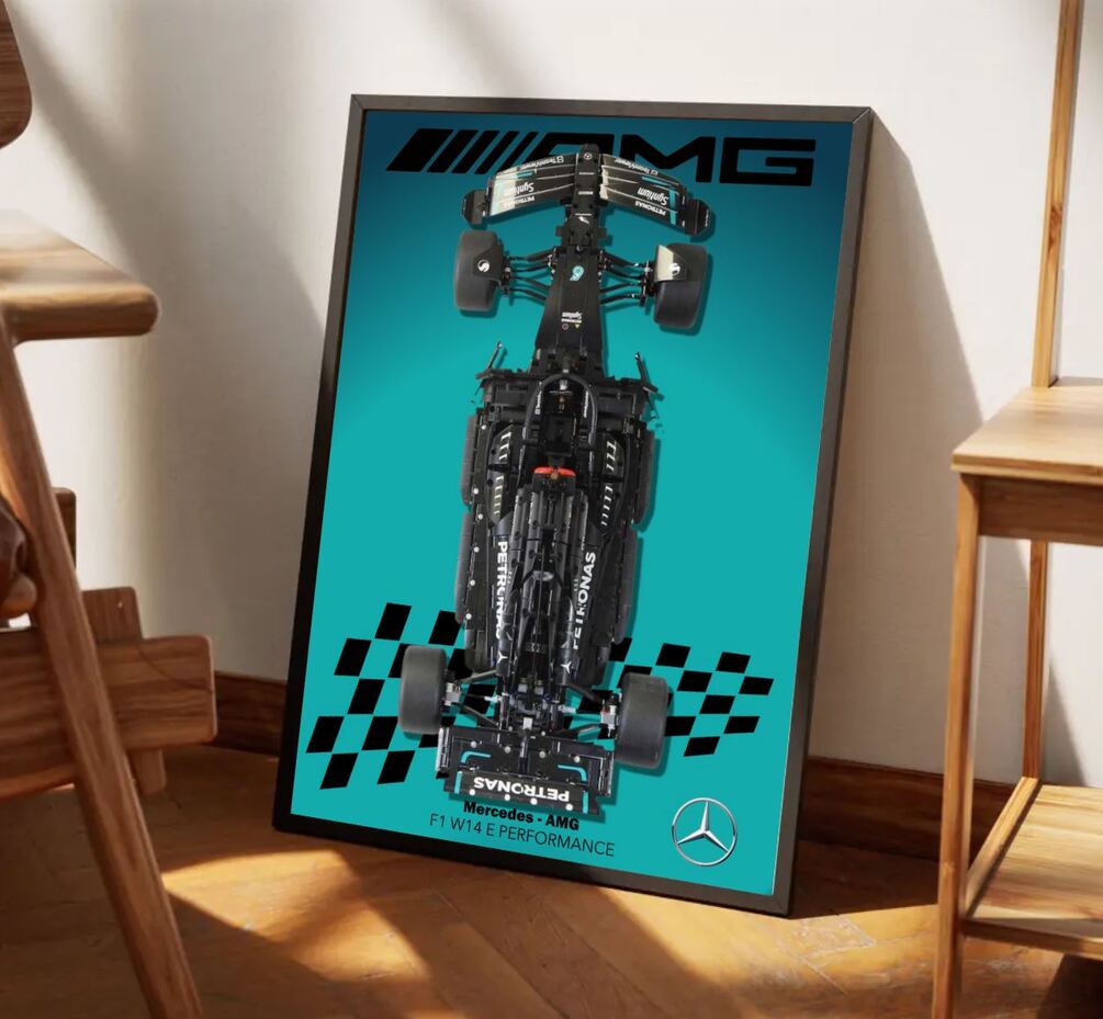 Affiche compatible Lego Technic - Mercedes-AMG F1 W14 E Performance ...