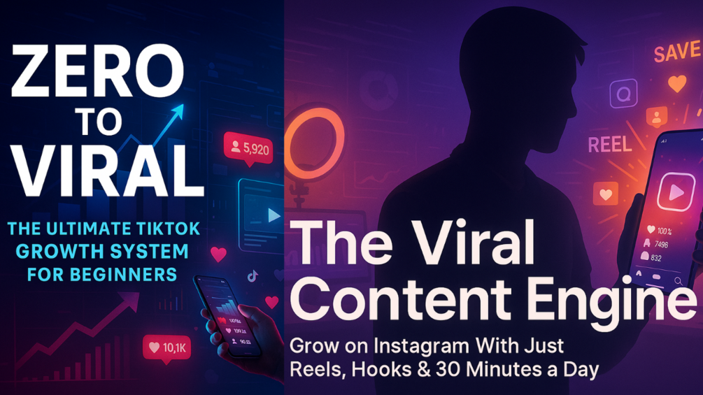 (BUNDLE OFFER) 🚀The Viral Content Engine™ & ZERO TO VIRAL
