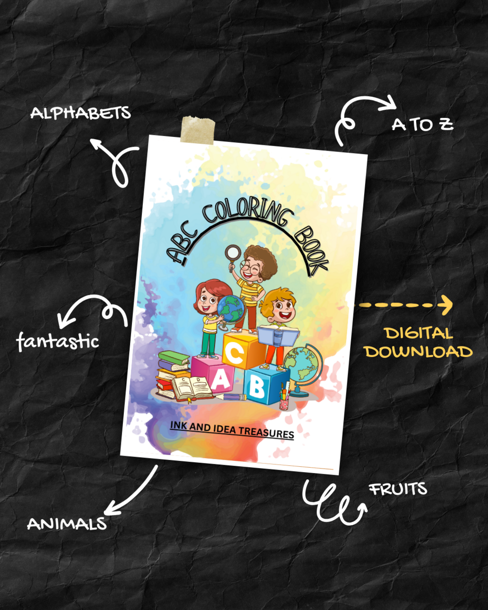 ABC COLORING BOOK FOR KIDS