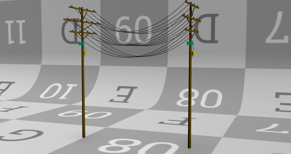 Procedural Utility Pole