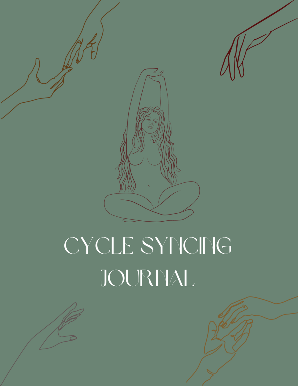 10-Minute Daily Cycle Syncing Digital Journal