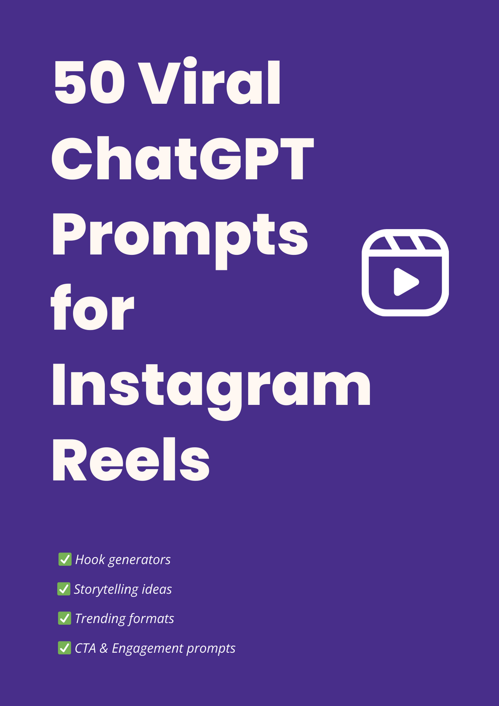 50 Viral ChatGPT Prompts for Instagram Reels