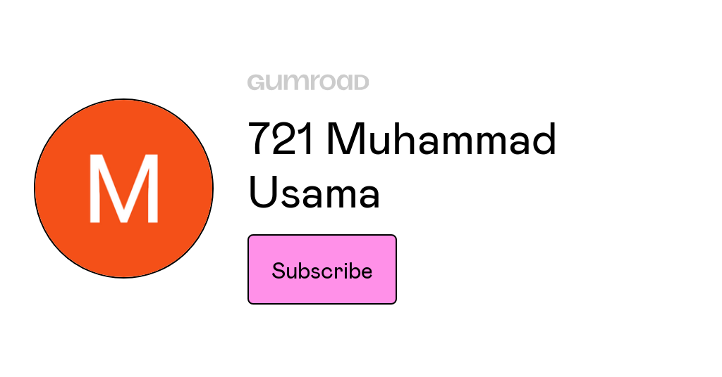 721 Muhammad Usama