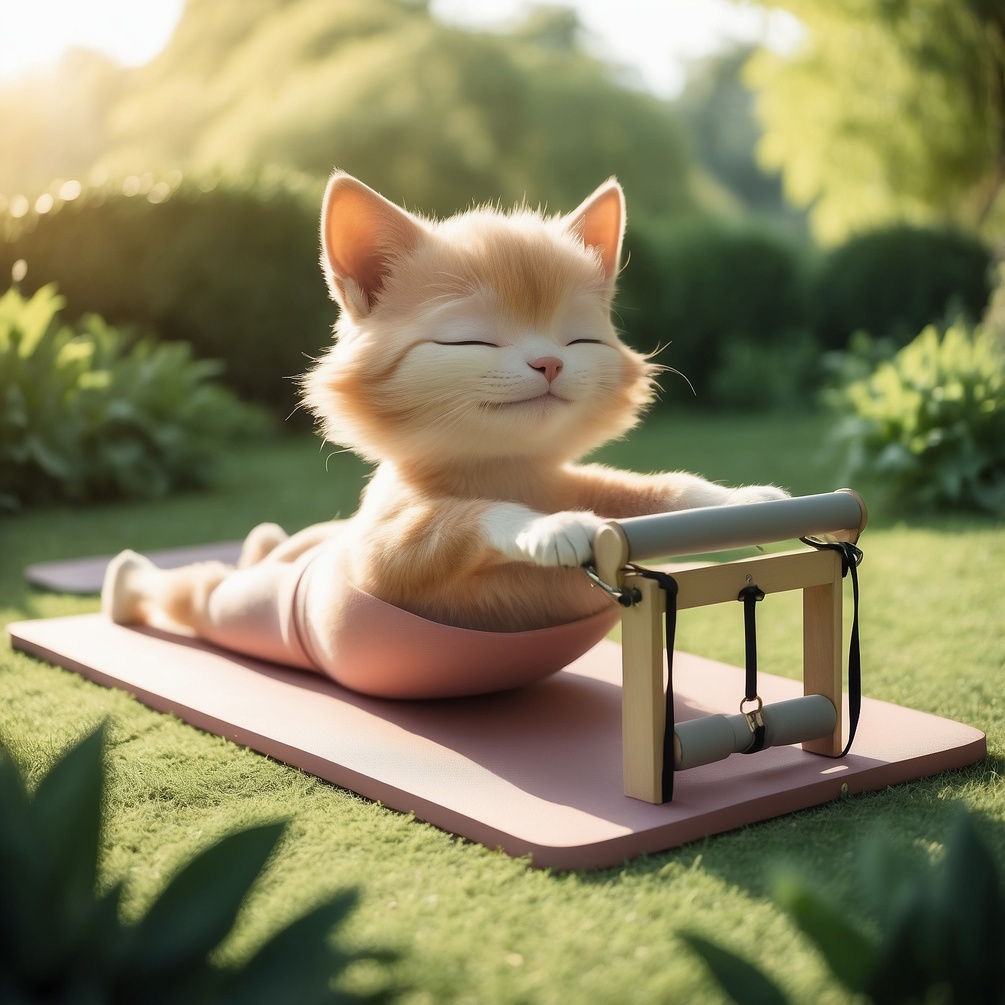 Yoga Cat: Master of Relaxation