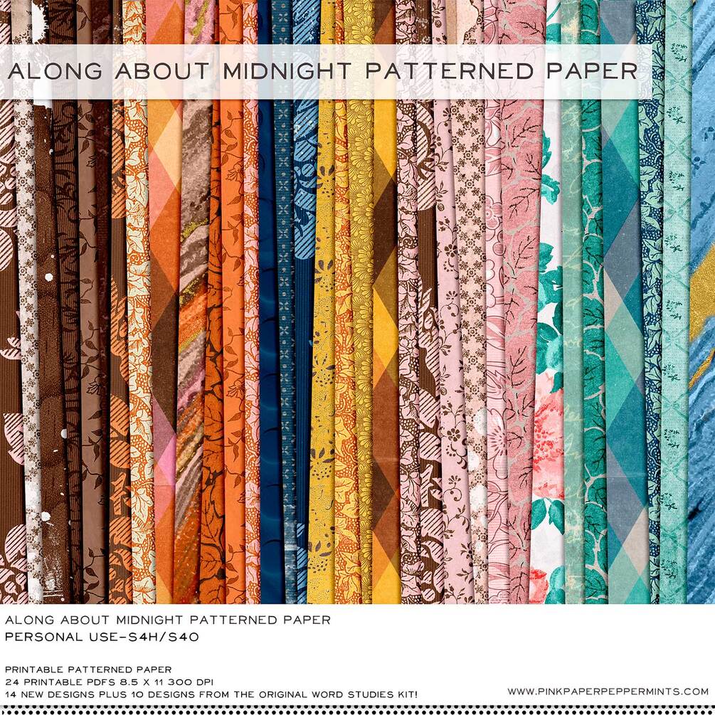 Along About Midnight | Faith Folio Collage Papers