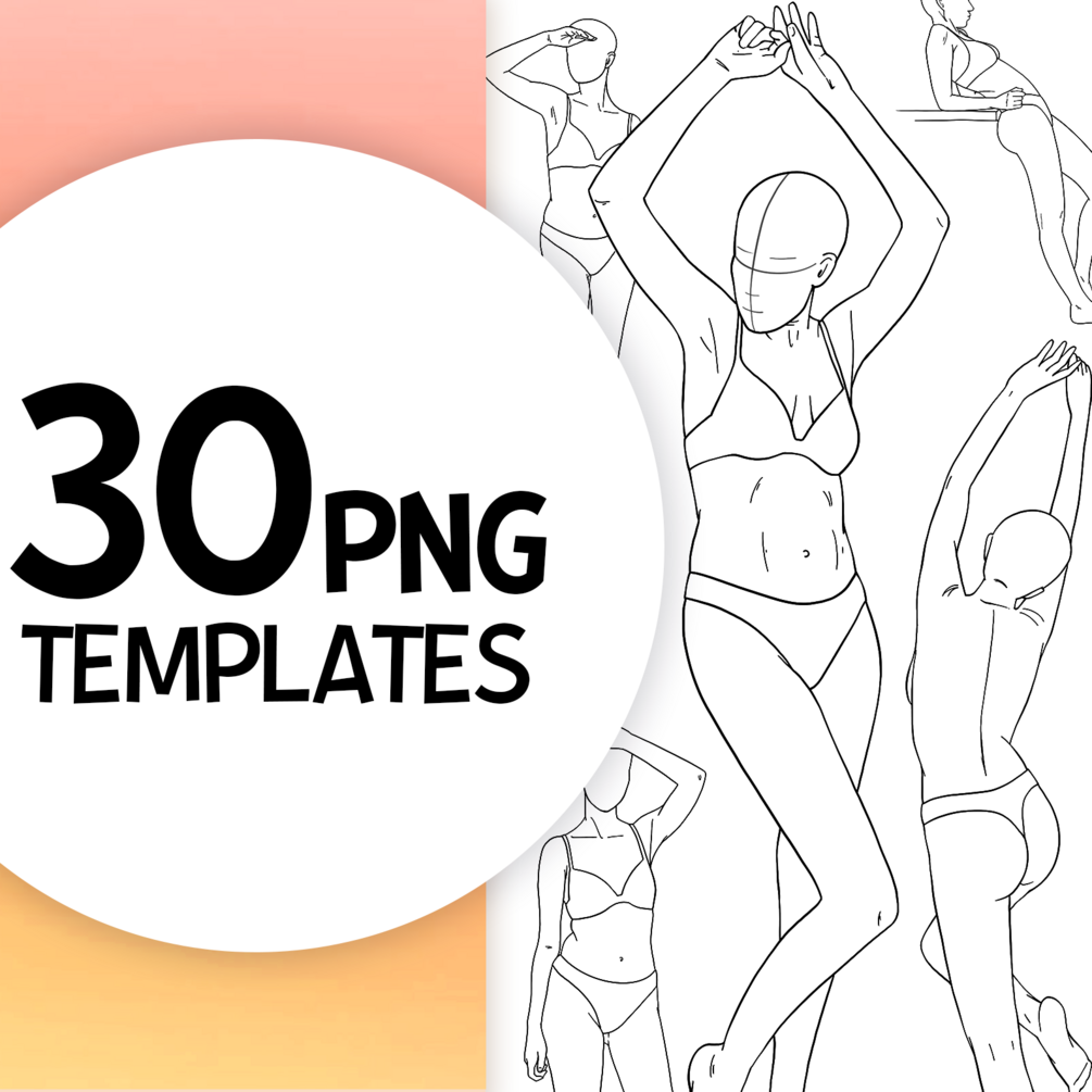 Female Body Templates, Fashion Figure Templates, Fashion Design Body ...