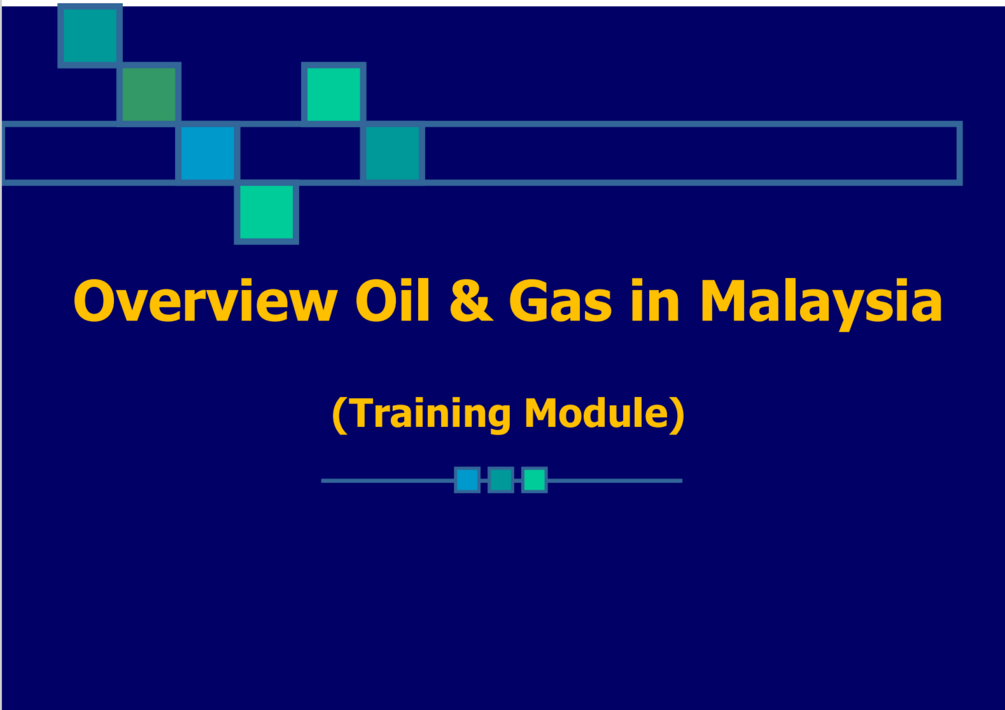Overview Oil and Gas Industry - Training Module