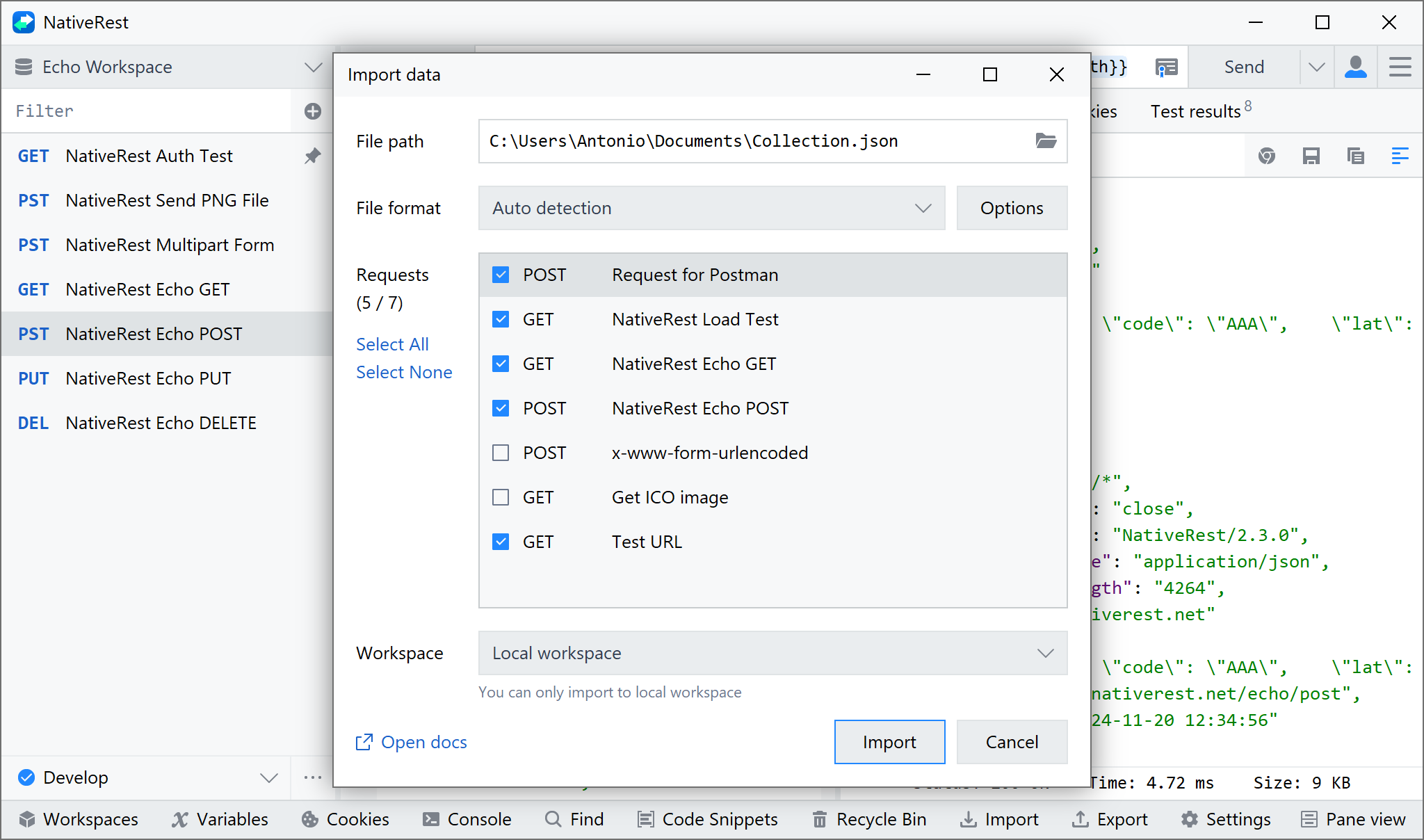 NativeRest – Native REST API client for Windows and macOS