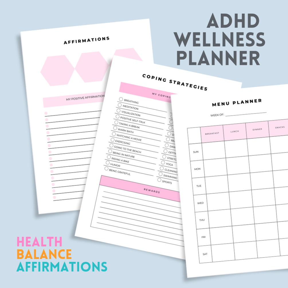 ADHD Wellness Planner – Printable & Digital Edition 🧠💖