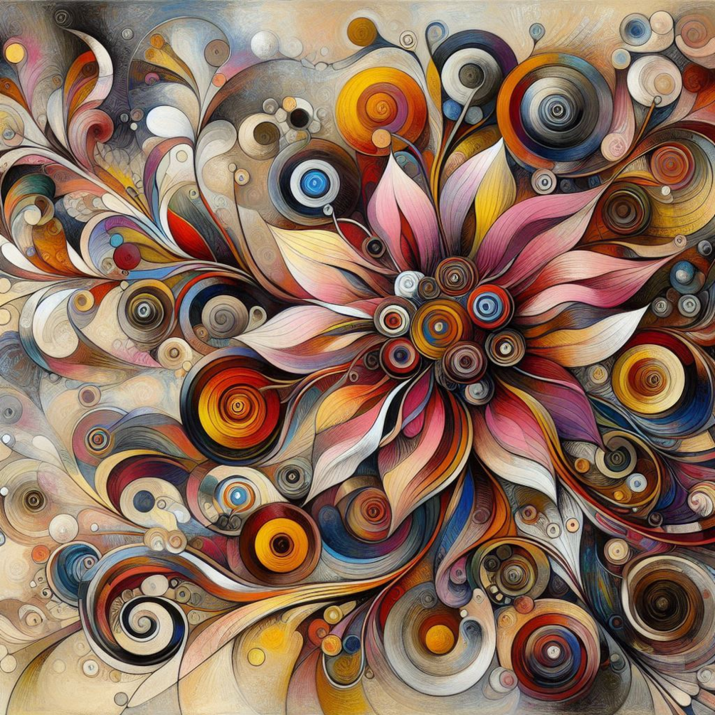🌺 Blossom with Abstract Expressionism: Flowers Category 🌼