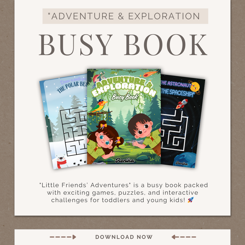 "Little Friends’ Adventures – Fun & Interactive Busy Book for Kids ...