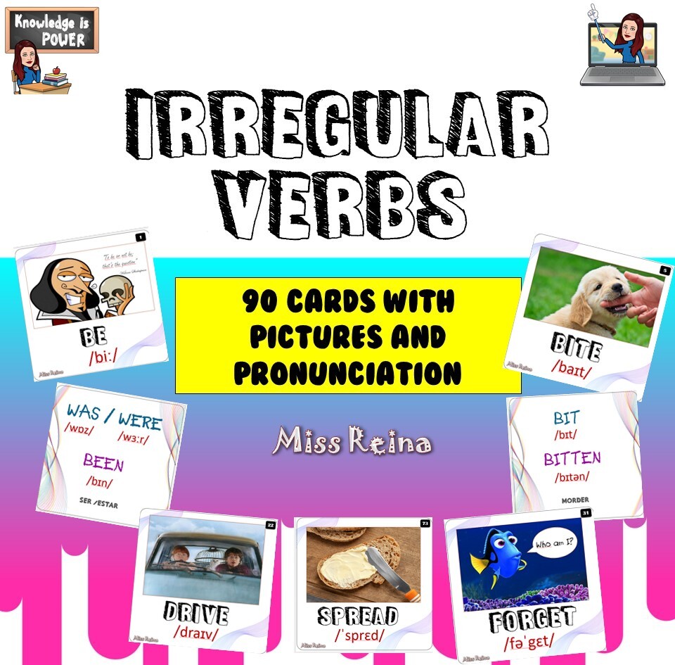 Irregular Verbs Cards