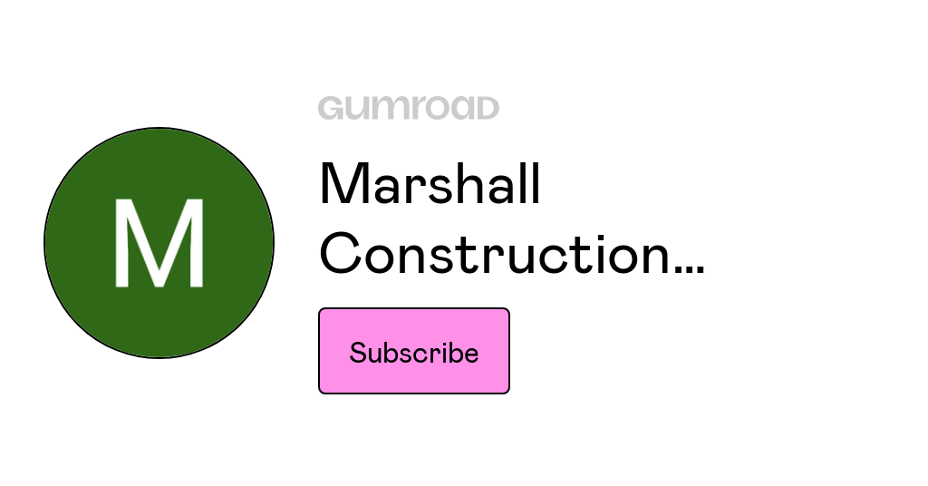Marshall Construction Services