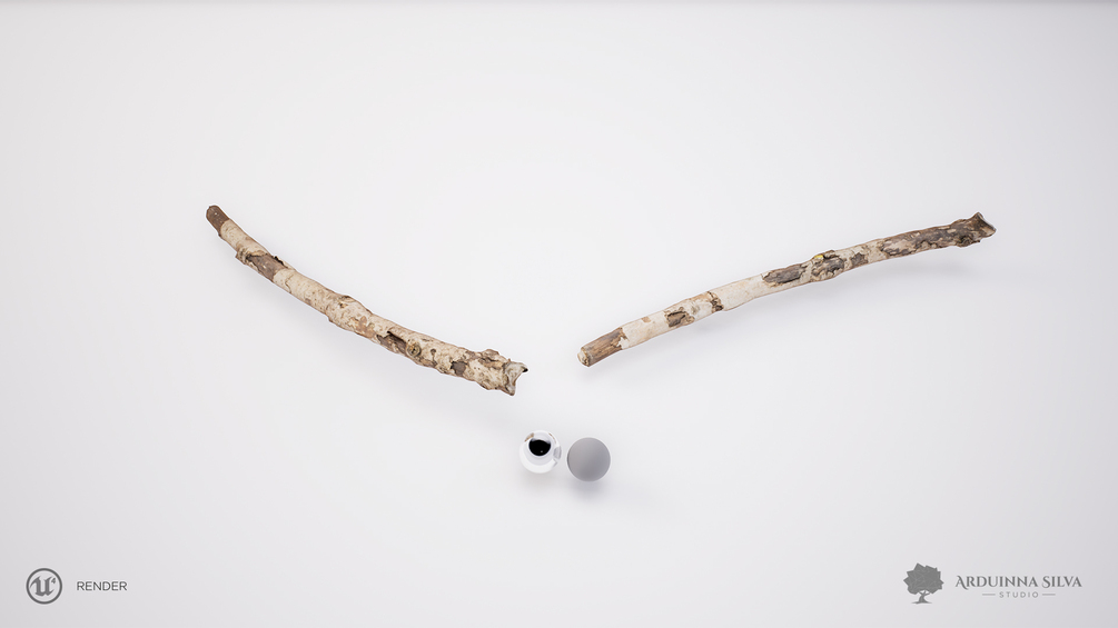 Wood stick 002 - Photogrammetry