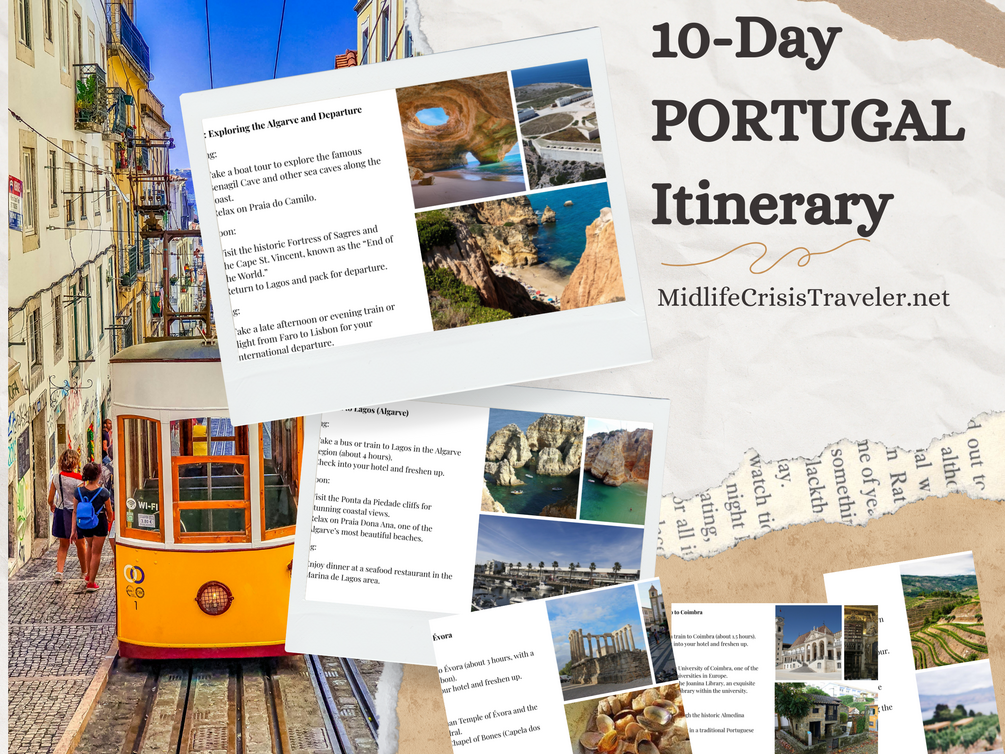10-Day Portugal Travel Itinerary PDF: Lisbon, Porto, Algarve-Detailed Guide for Travel Planning ...